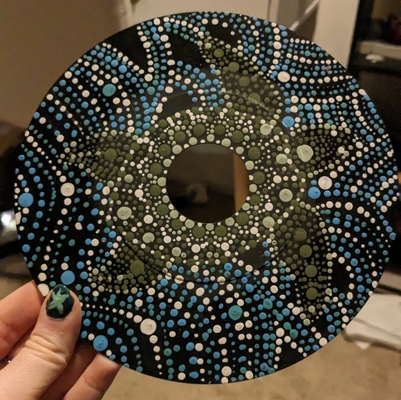 Hand Crafted | Art | Original Turtle Record Painting | Poshmark